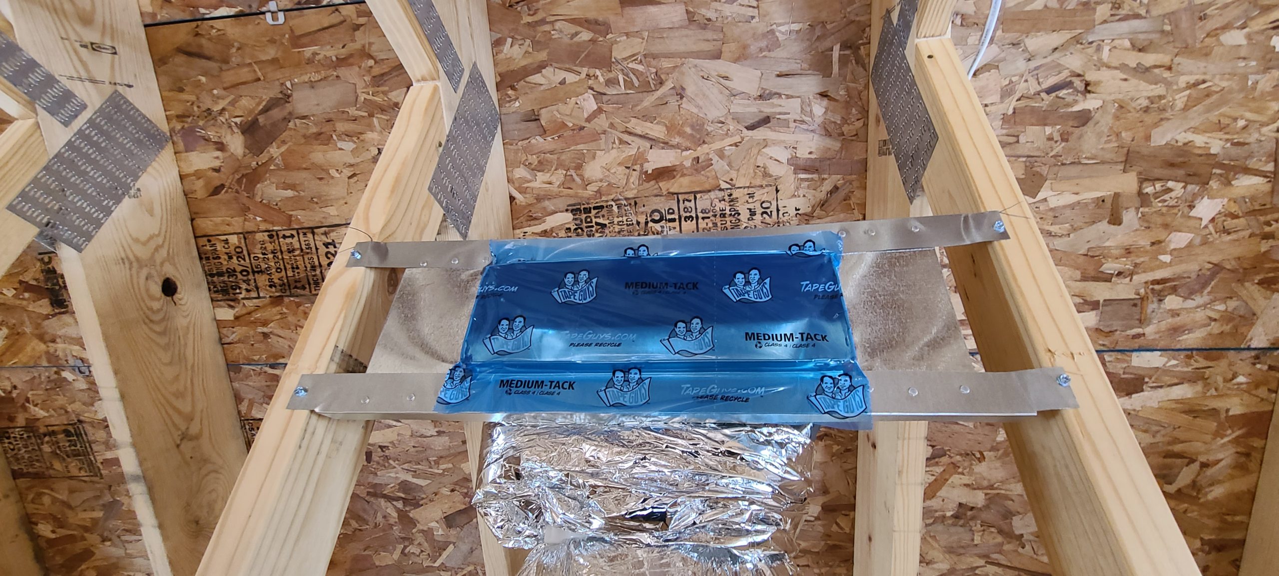 The Gaines Group Architects Taped ducts during construction protect ...